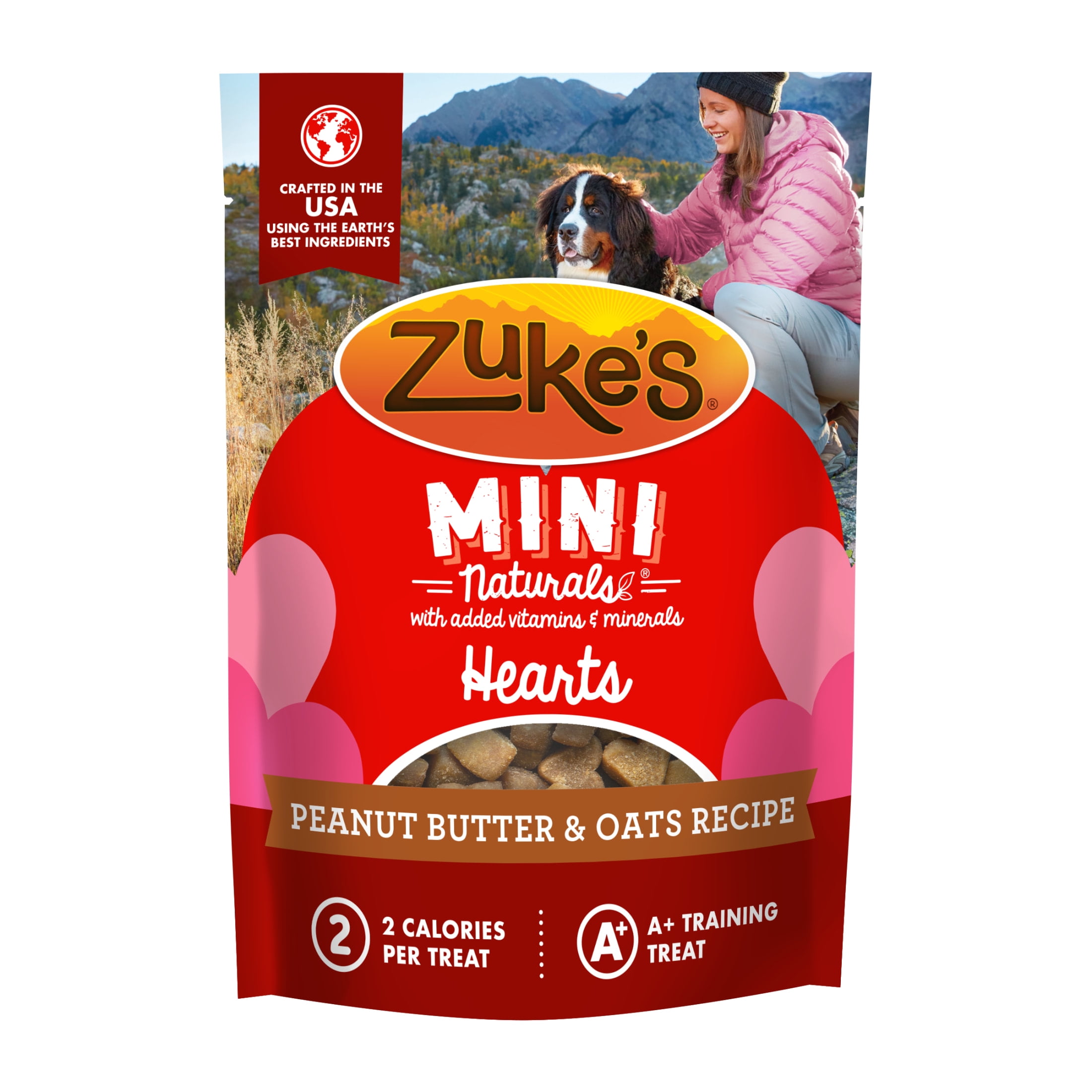 Zuke’s Mini Naturals Soft Dog Treats for Training, Valentine Dog Treats ...