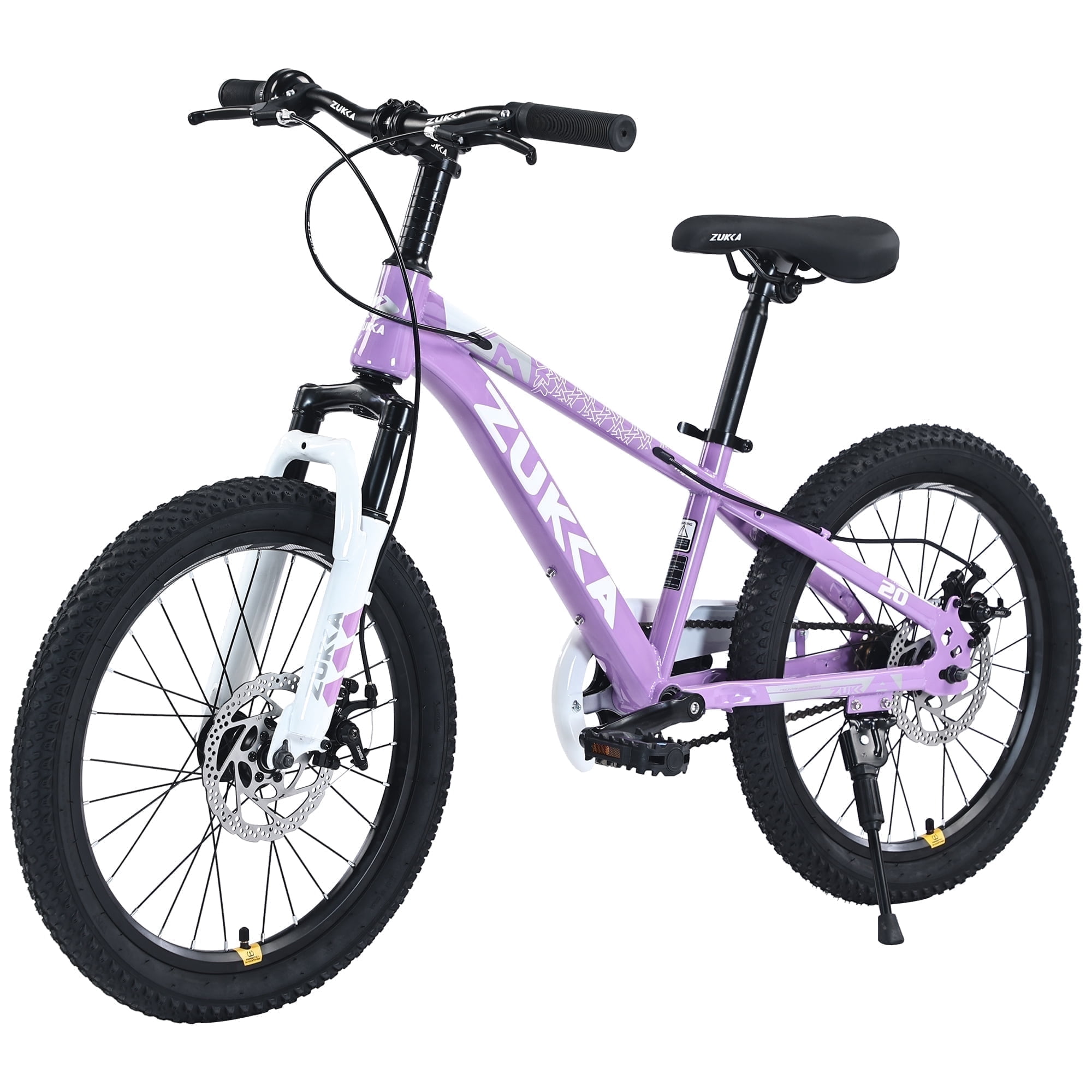 ZUKKA, Kids Mountain Bike, 20 inch Steel Frame Hardtail, Purple ...