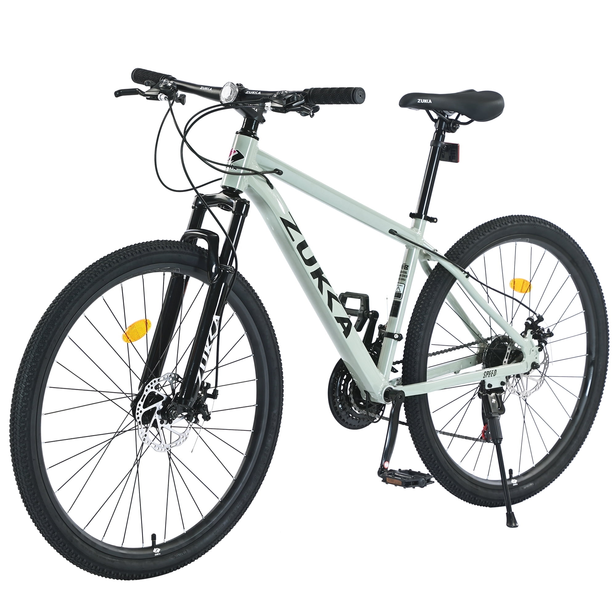 Zukka Mountain Bike 27.5 inch 21 Speed Aluminum Alloy Hardtail Dual ...