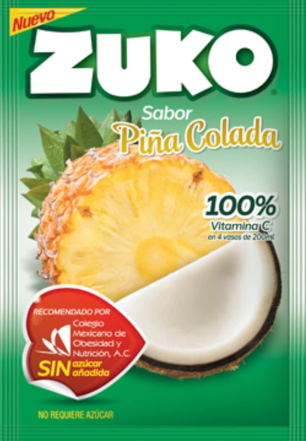 Zuko Pina Colada Drink Mix, 2 Liter, No Sugar Needed, 3 Pack - Walmart.com