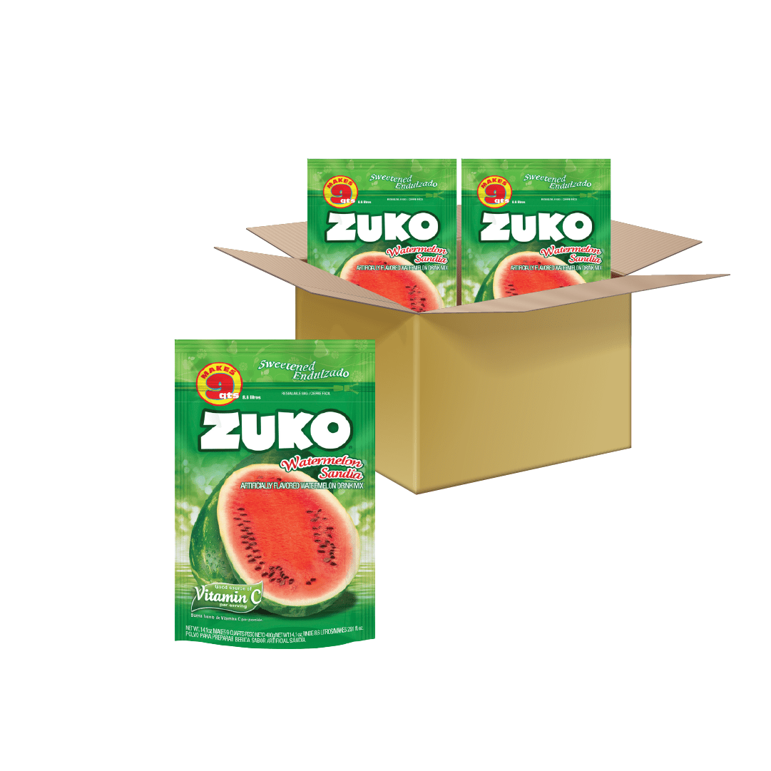 Zuko Watermelon Drink Mix Bag, 14.1 oz, Pack of 2, Fortified with ...