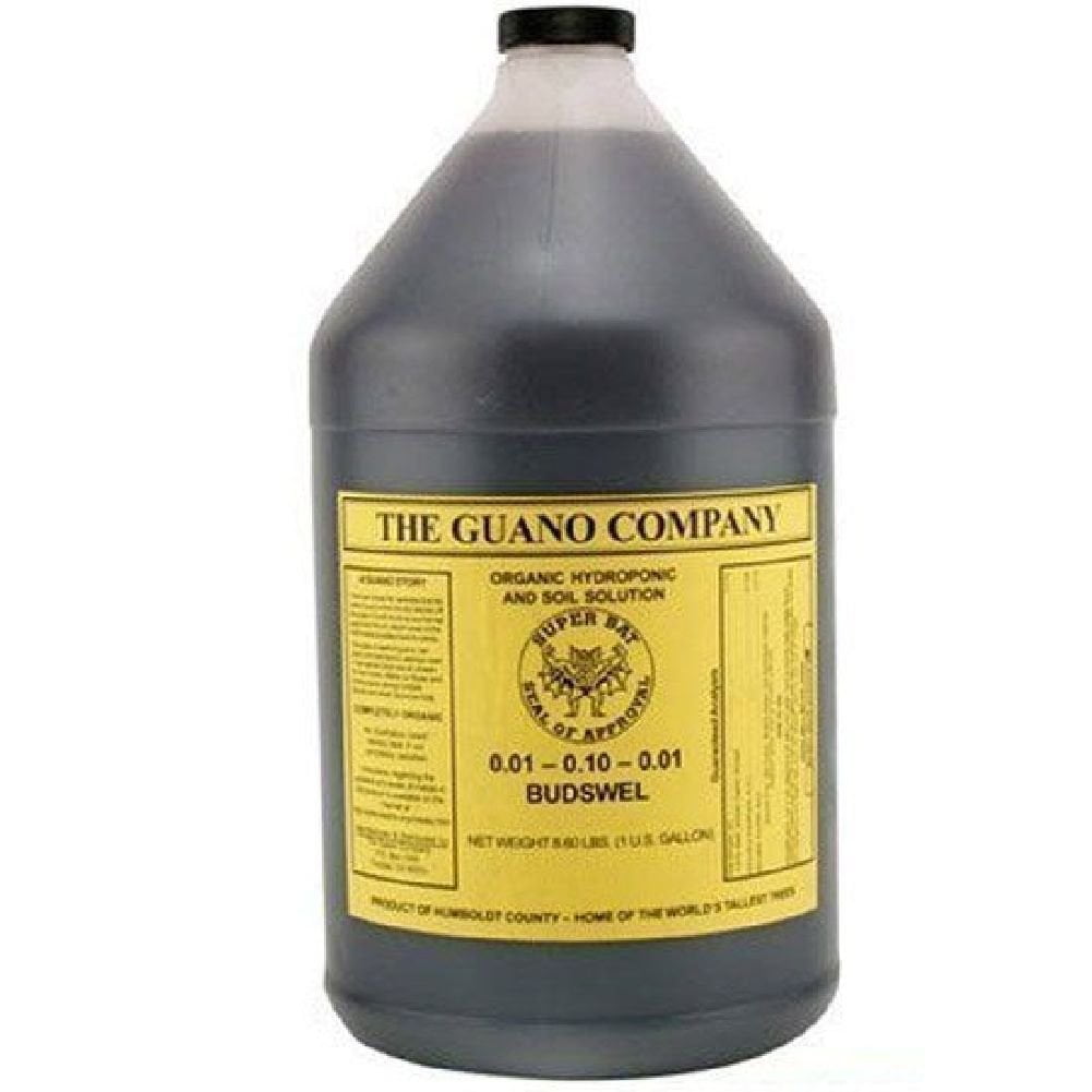 Zukool Budswel Liquid 1 Gallon gal 1G Bat Guano nutrient supplement ...