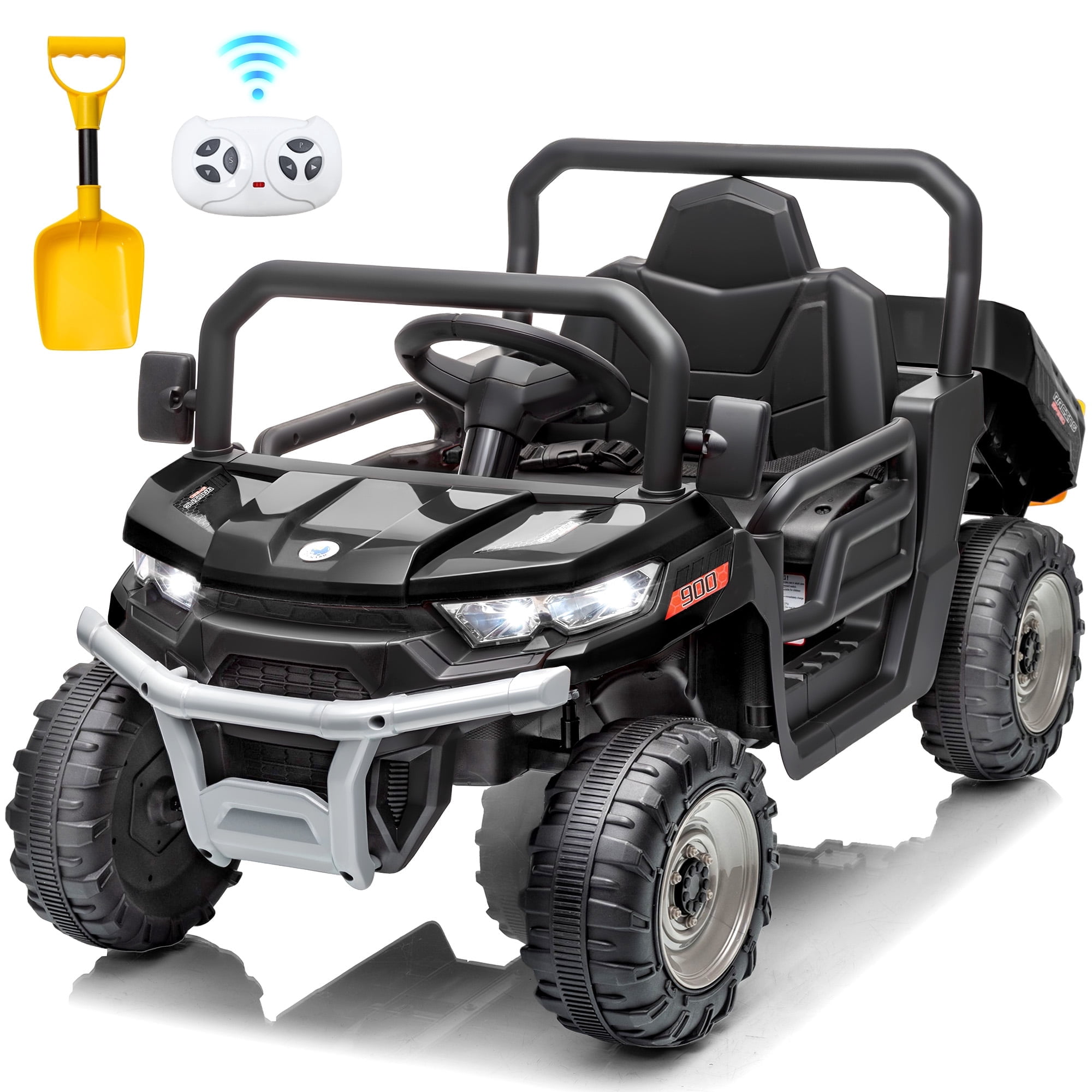 Zukpow 12V Ride on Toys with Remote, Ride on Dump Truck for Kids ...