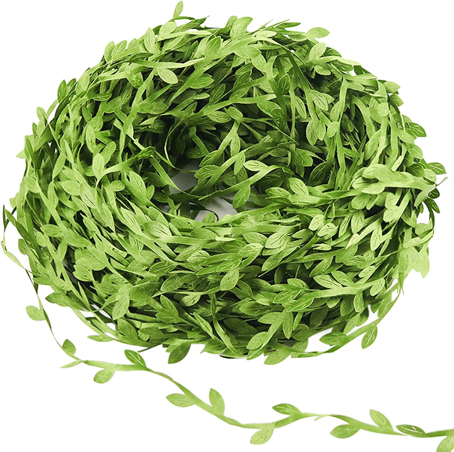 Zukuco 164 Ft Artificial Vines Garland Leaf Ribbon Greenery Foliage ...