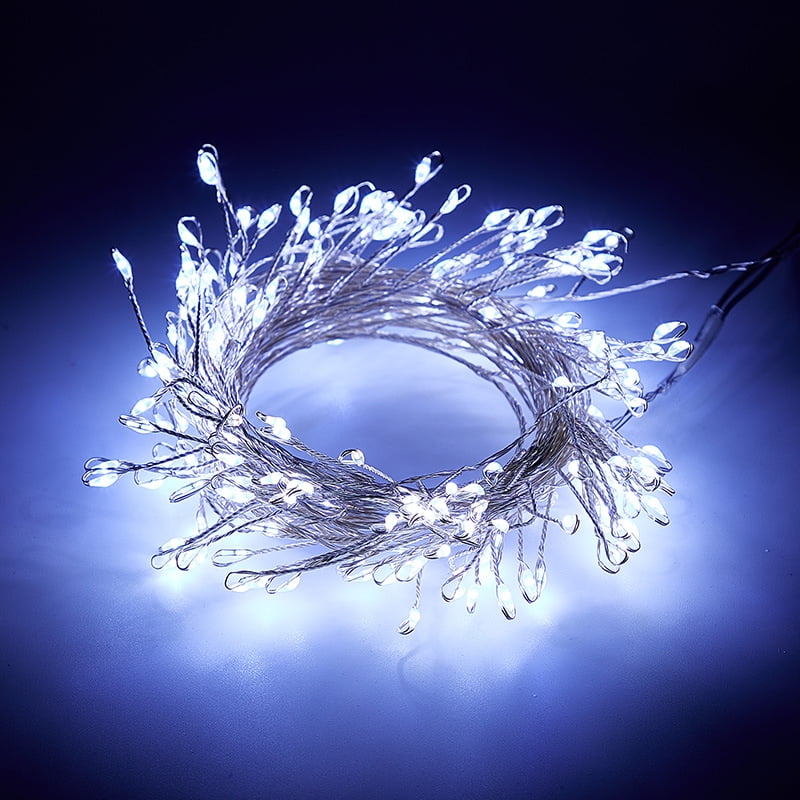 Zukuco 20Feet 200 Led Cluster Lights Waterproof Firecracker Starry ...