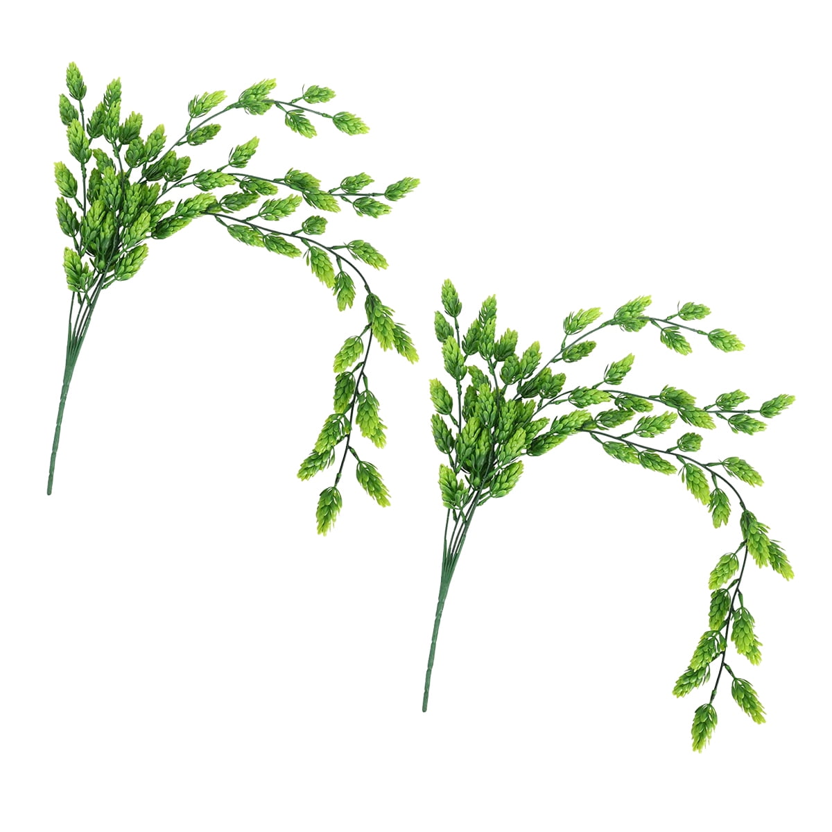 Zukuco 2pcsArtificial Hanging Plants Fake Hops Flowers Vine Faux ...