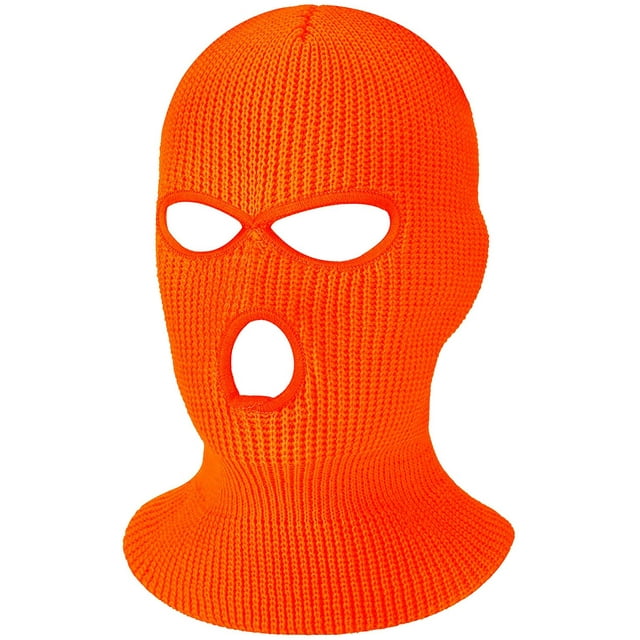 Zukuco 3 Hole Knitted Full Face Cover Ski Mask Winter Warm Knit Mask