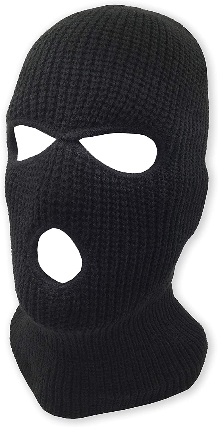 Zukuco 3 Hole Knitted Full Face Ski Mask Winter Face Cover for Outdoor ...