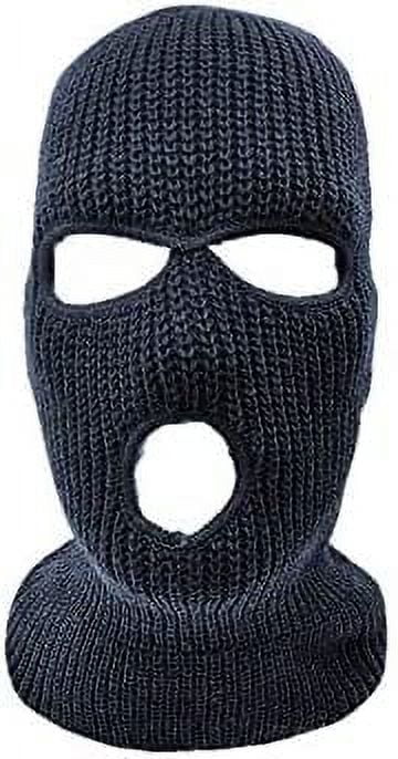 Zukuco 3 Hole Outdoor Full Face Cover Knitted Thermal Ski Mask for Men ...