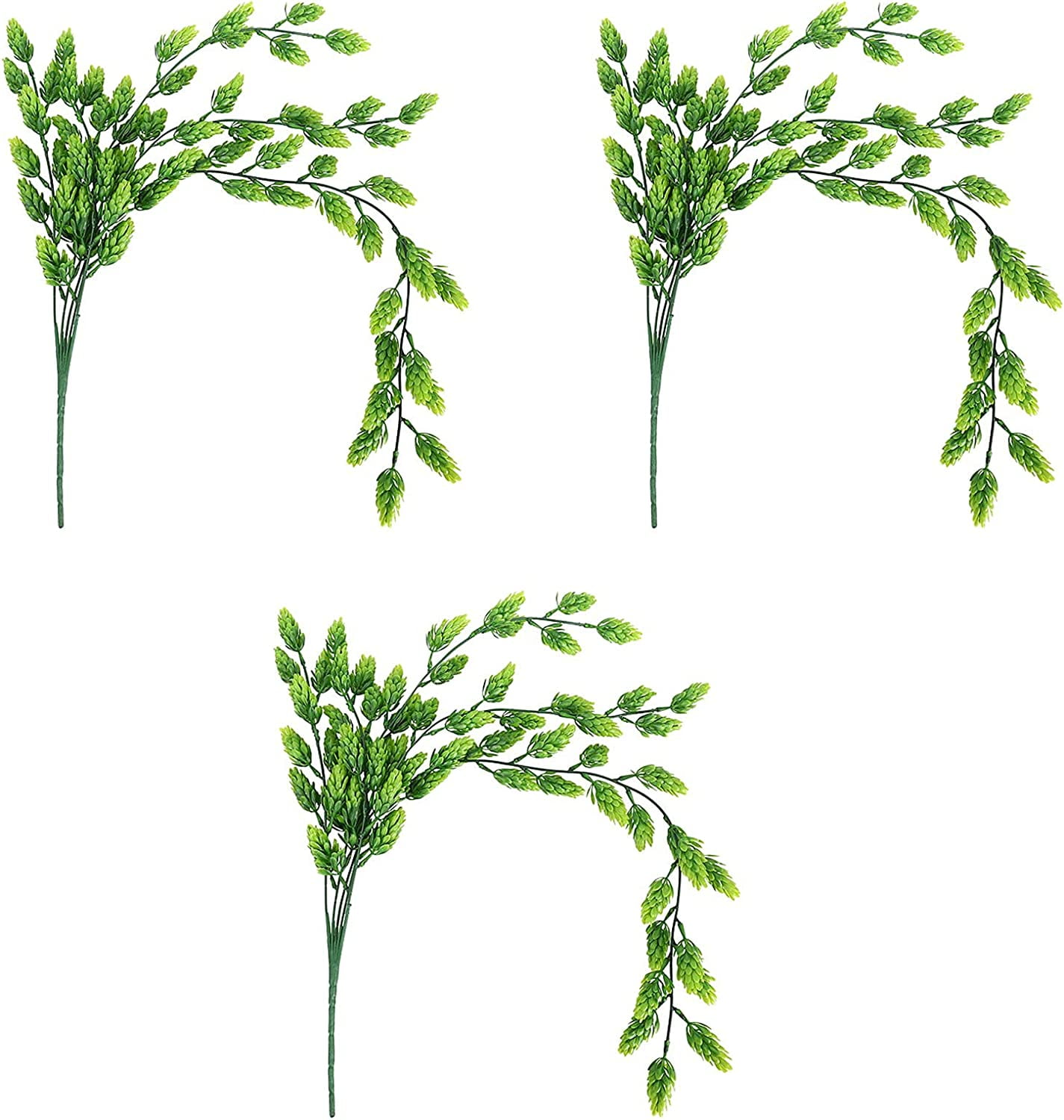 Zukuco 3Pcs Artificial Hops Flower Vine Garland Fake Hanging Flowrs ...