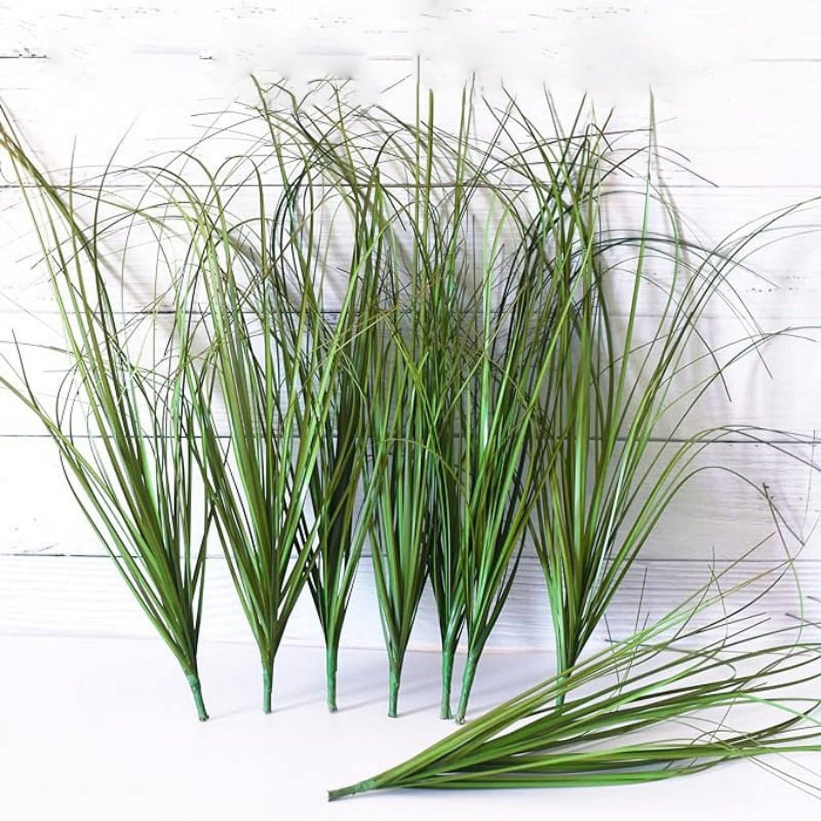 Zukuco 8PCS Fake Grass Decor Artificial Grass Plants Outdoor Artificial ...