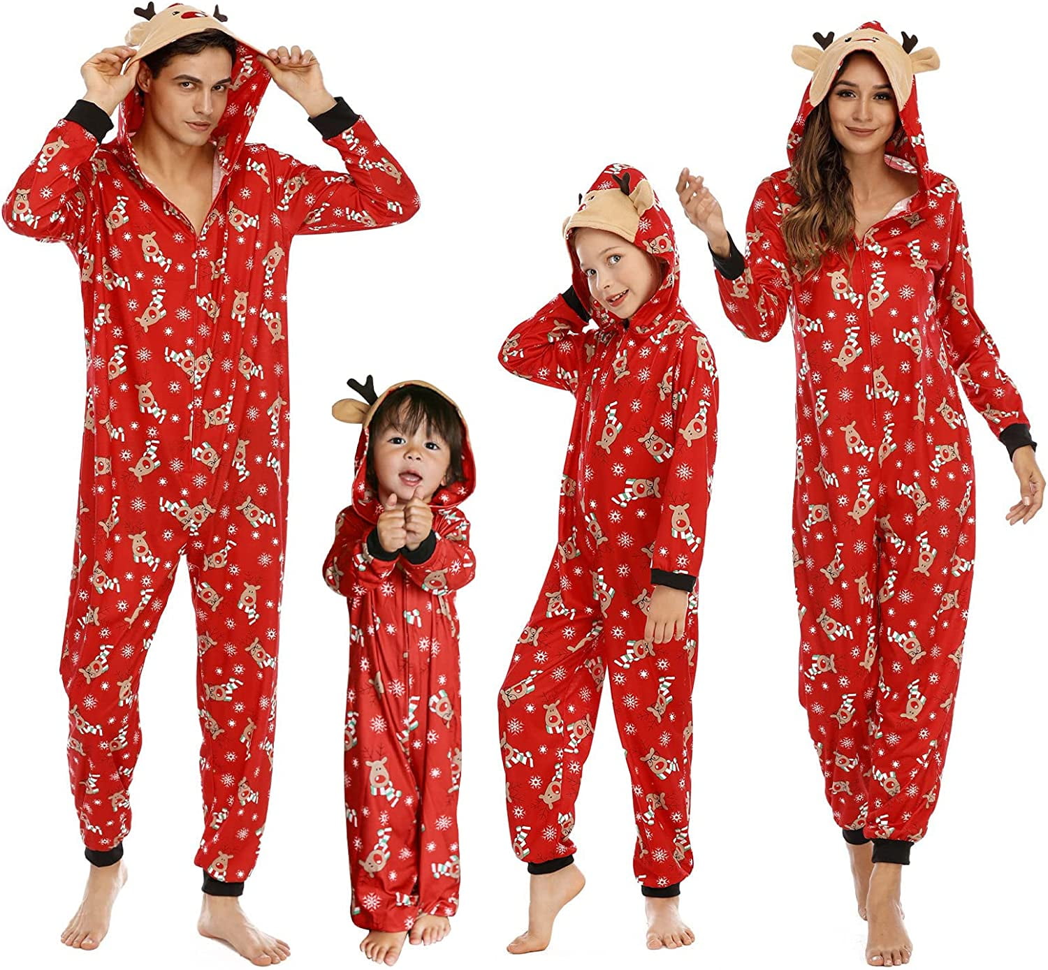 Zukuco Family Christmas Pajamas Matching Sets, Xmas PJs Matching Set ...