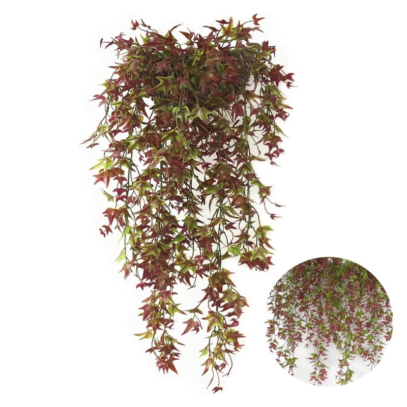 Zukuco Hanging Vine Artificial Hanging Plants 2PCS 2.6Ft Artificial Ivy ...
