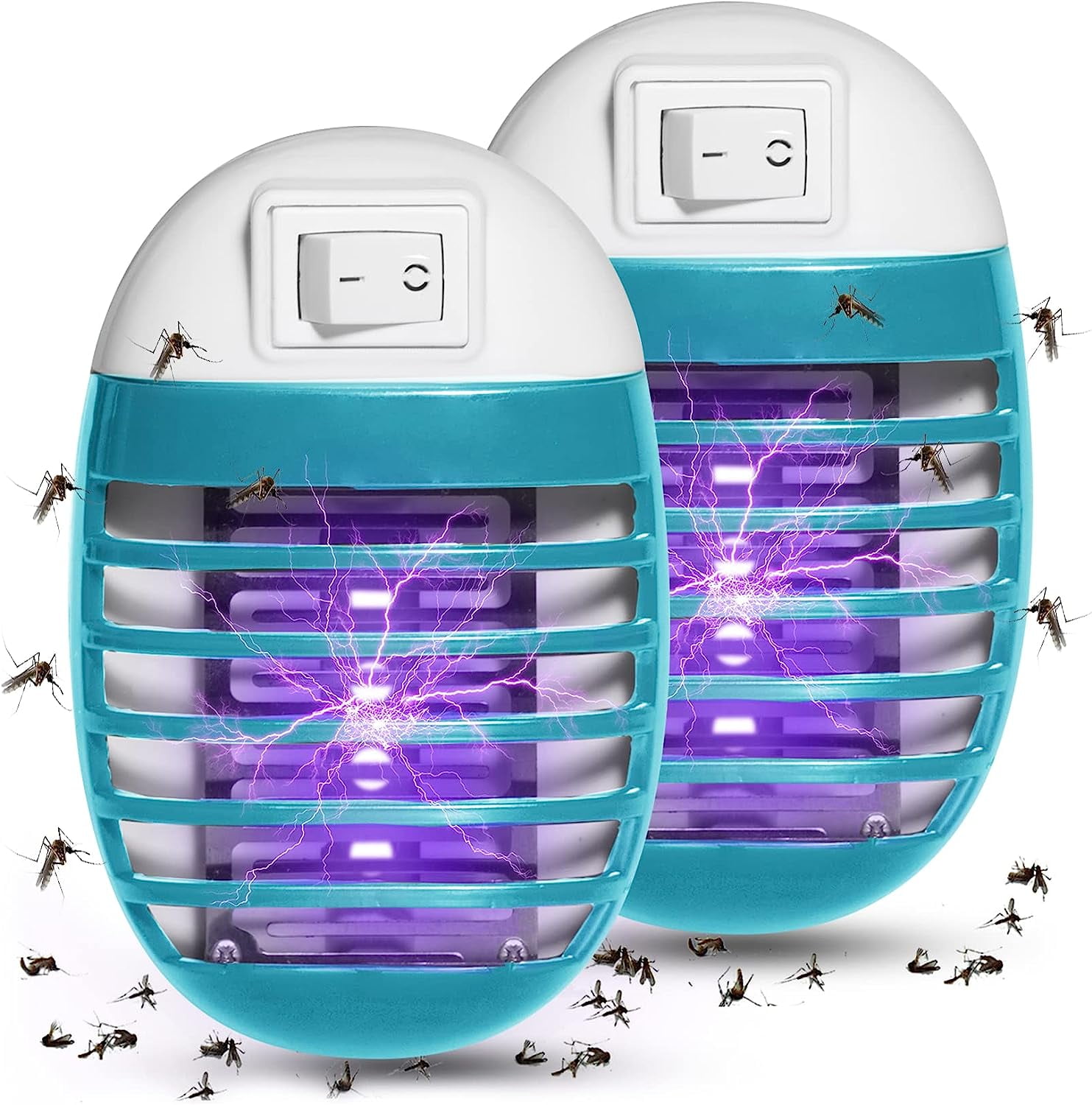 Zukuco Plug in Bug Zapper Indoor Mosquito Zapper, Fly Zapper Electronic ...