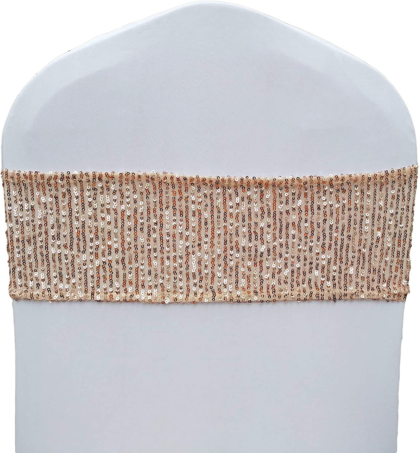 Zukuco Sequin Chair Sashes Bling Bling Chair Sashes Soft Strecth Sequin ...