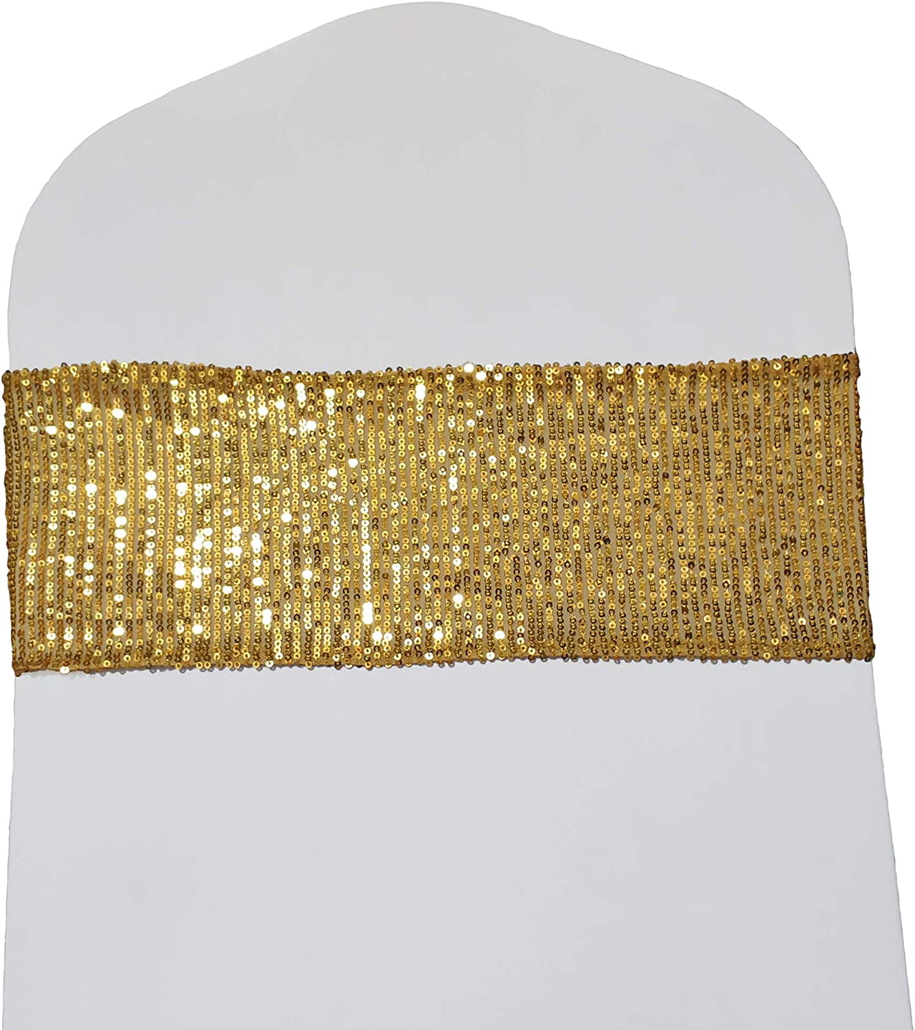 Zukuco Sequin Chair Sashes Bling Bling Chair Sashes Soft Strecth Sequin ...
