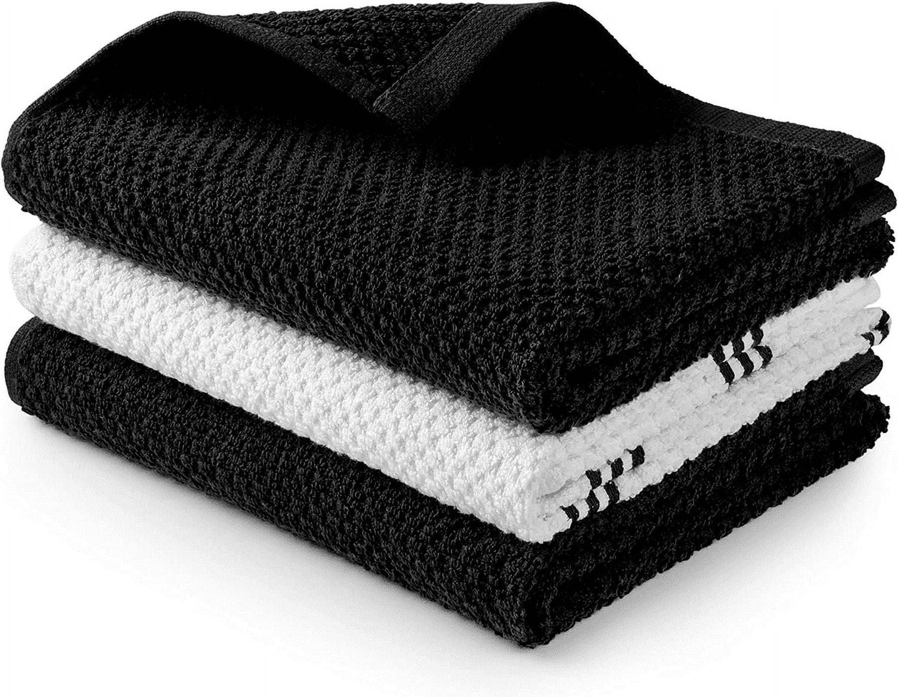 Zulay Kitchen Dish Towels - 15"x25" Square 3 Pack - Walmart.com