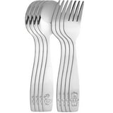 Zulay Kitchen Kids Silverware Set, Stainless Steel Spoons and Forks ...