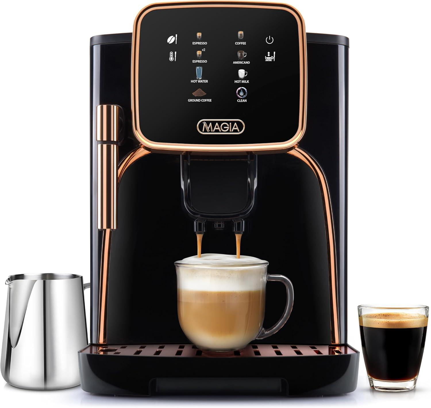 Zulay Kitchen Magia Clasica - Fully Automatic Espresso Machine With ...