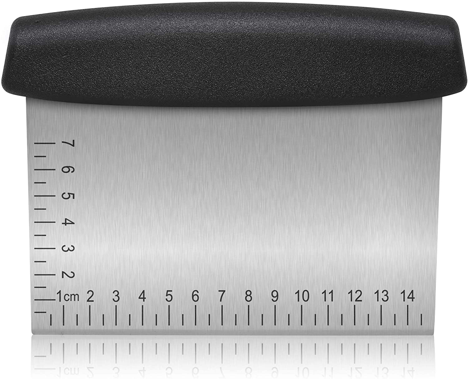 Zulay Kitchen Multi-purpose Stainless Steel Bench Scraper & Chopper ...