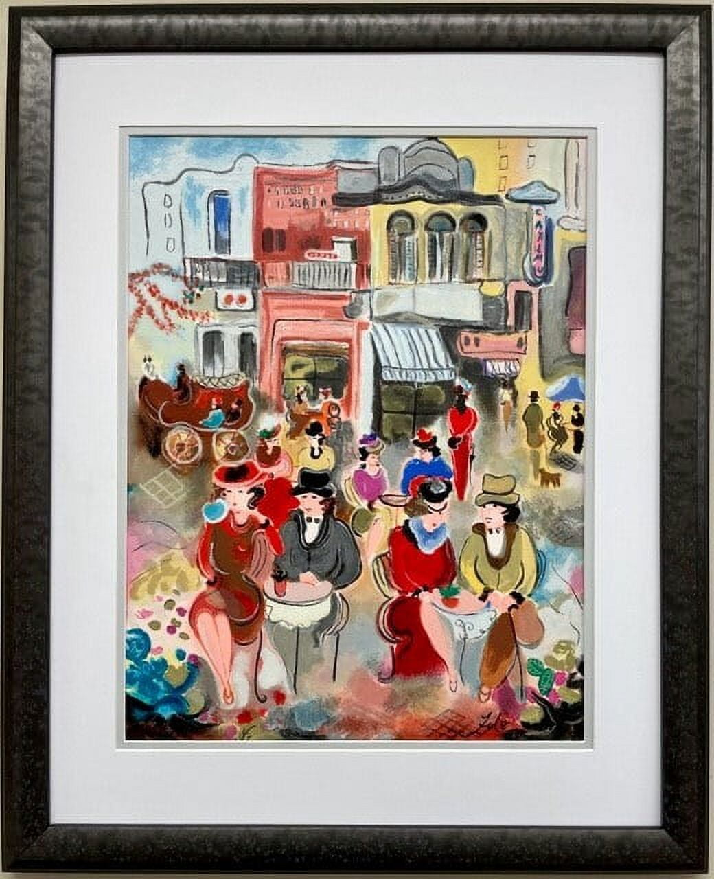 Zule Moskowitz "Buenos Aires Evening - Caminito" Hand Signed & # FRAMED ...