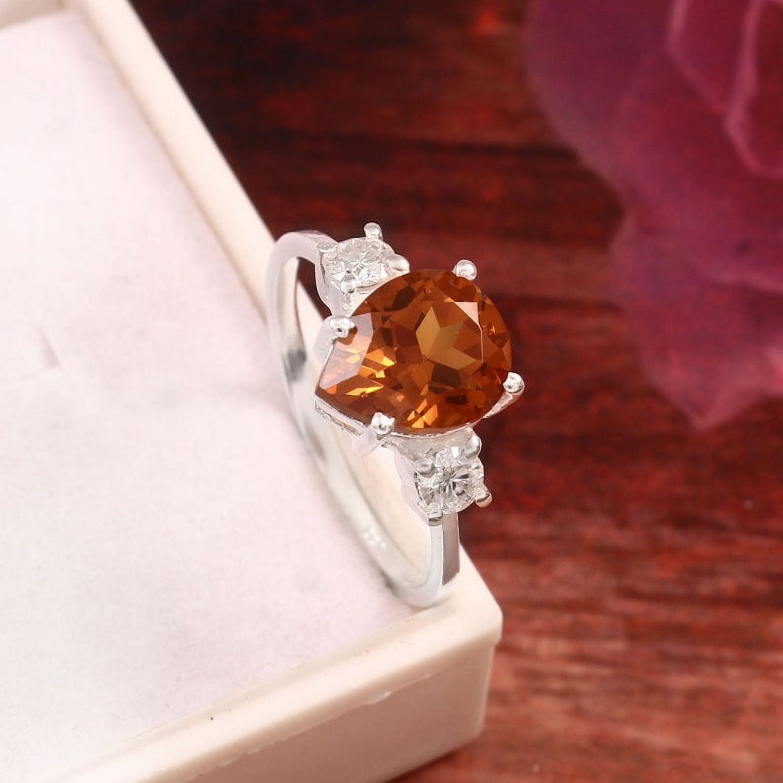 Parushi Gems & Jewels Halo Ring, Green Zultanite, Sterling Silver ...