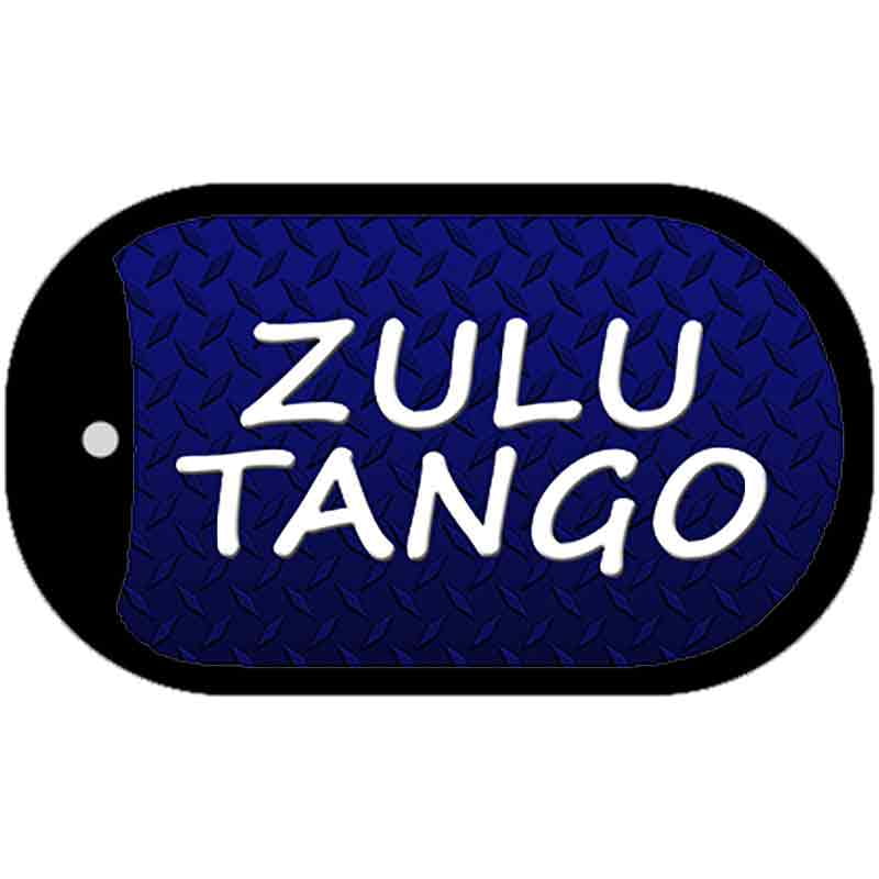 Zulu Tango Novelty Dog Tag Necklace DT-8019 2" x 1" Dog Tag (DT ...