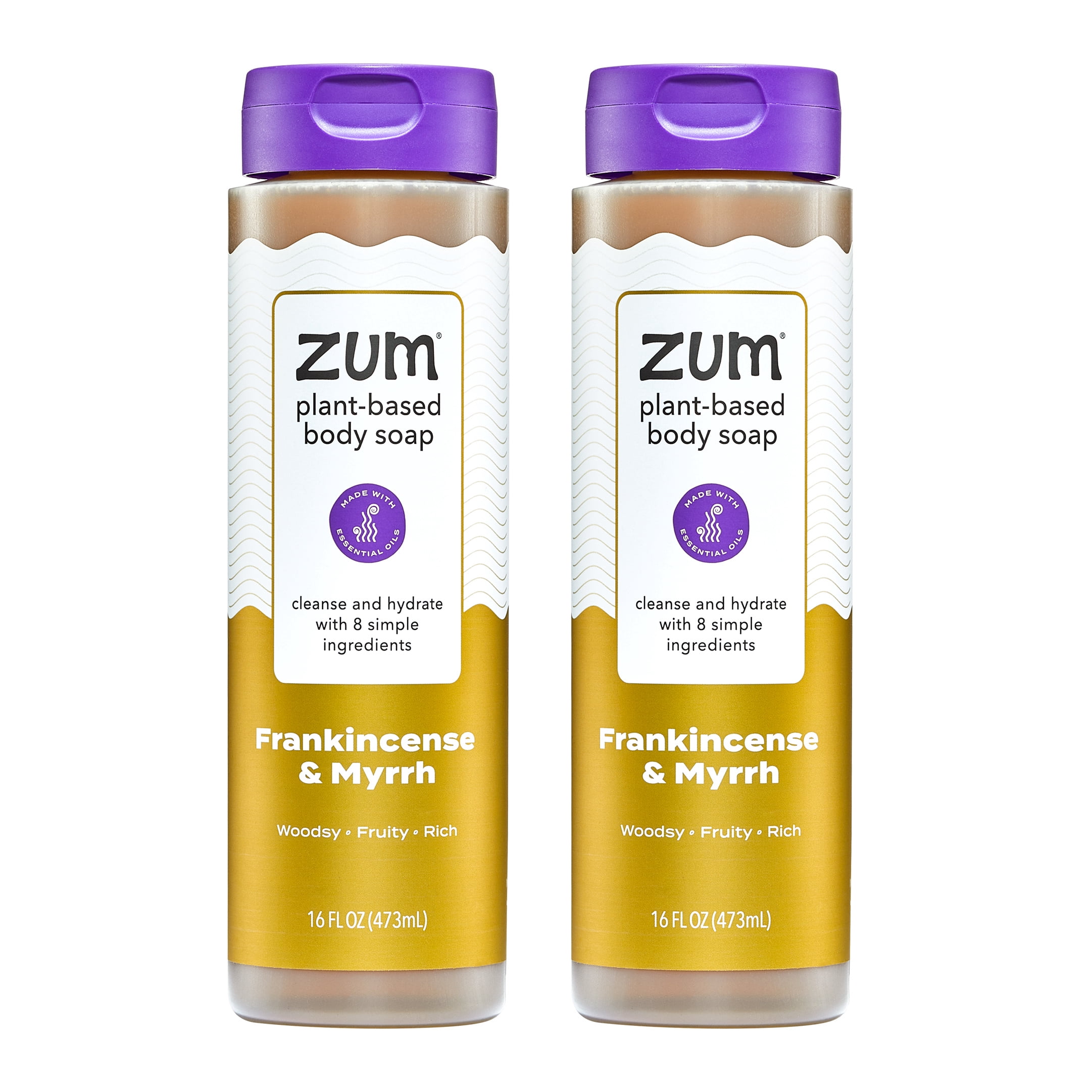 Zum Body Soap - Frankincense & Myrrh - 16 fl oz (2 Pack) - Walmart.com