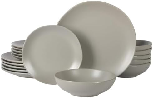 Zuma Stoneware Plates, Bowls, & Mugs Dinnerware Set - Matte Black ...