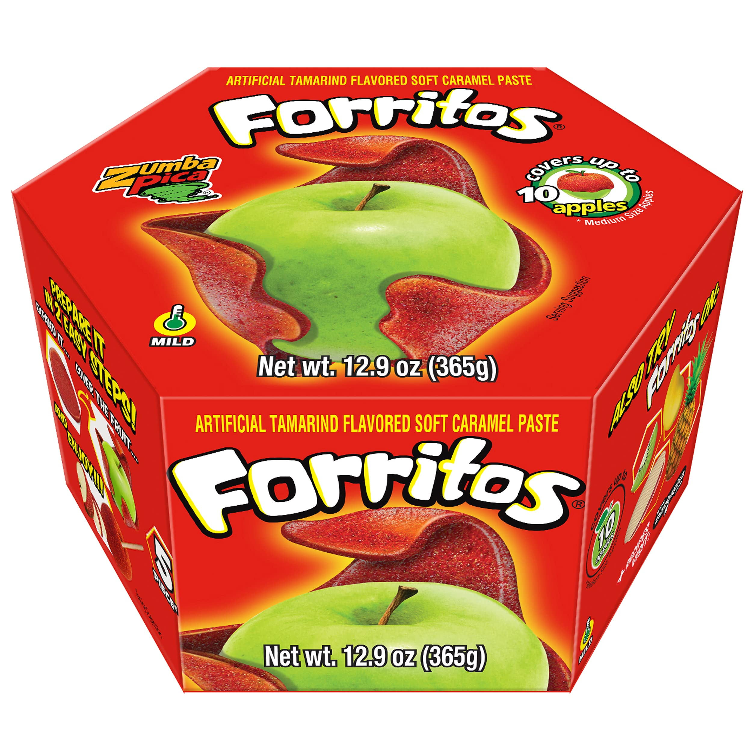 Zumba Pica Forritos - YPF5 Tamarind Flavor Soft Caramel Paste Apples ...