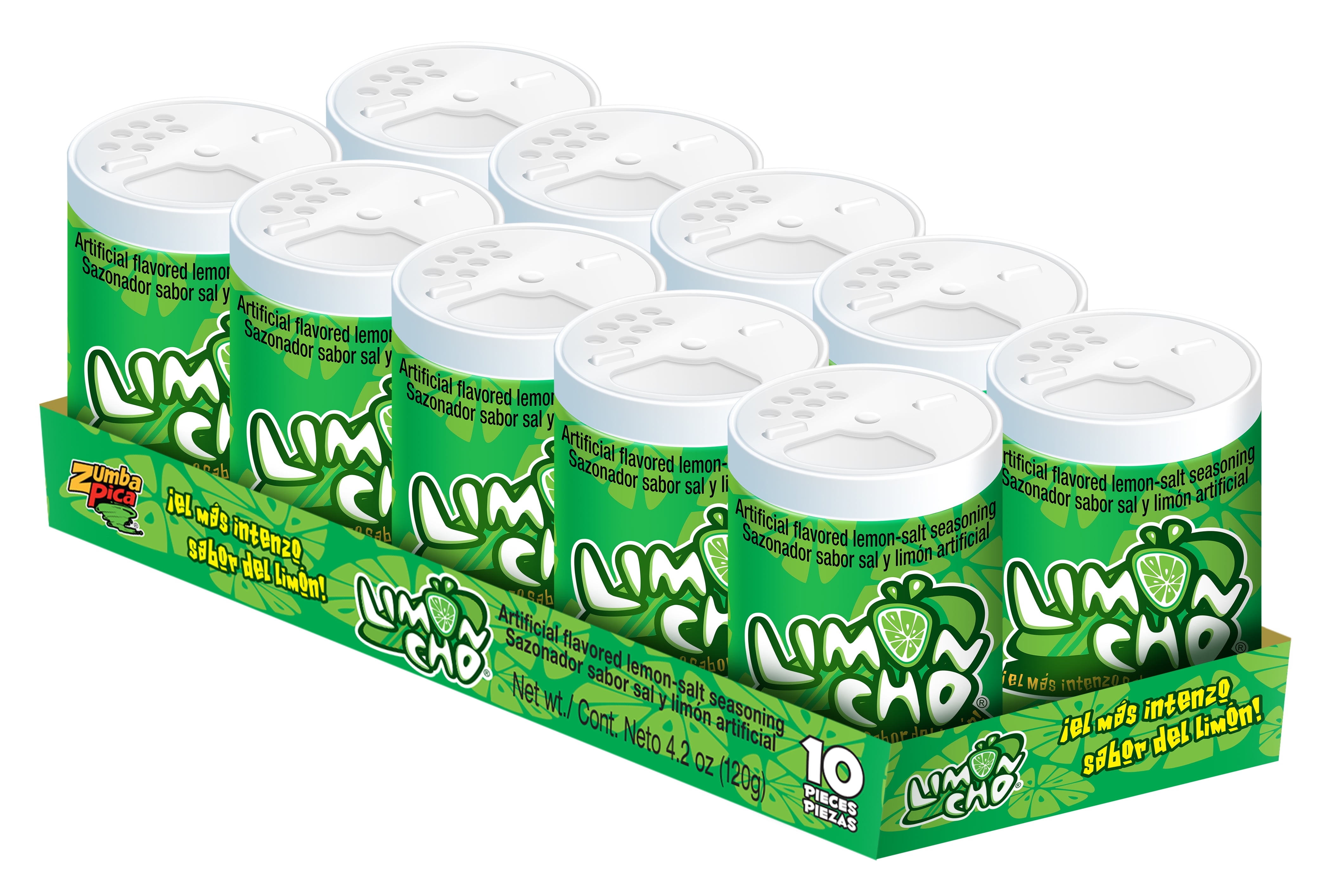 Zumba Pica Limoncho Lemon-Lime Seasoning, 0.42 oz, 10 Count - Walmart.com