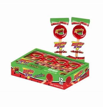 Zumba Rica Sanda/Watermelon flavored Chili Powder Lollipop 12pcs ...