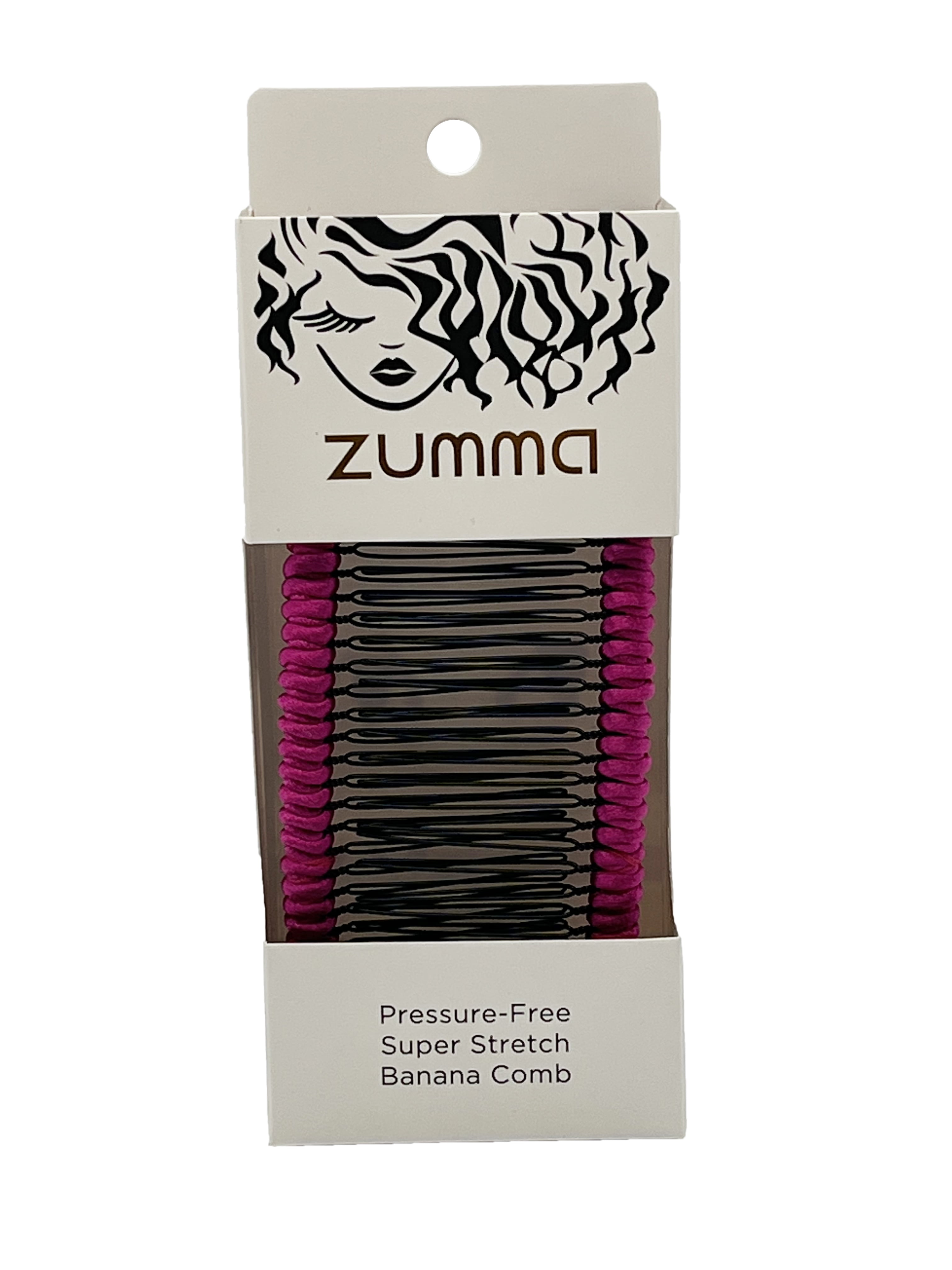 Zumma Non-Damaging Banana Comb, Hot Pink - Walmart.com
