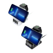Multifunctional Bluetooth Wireless Charger Stand Alarm Clock Speaker ...