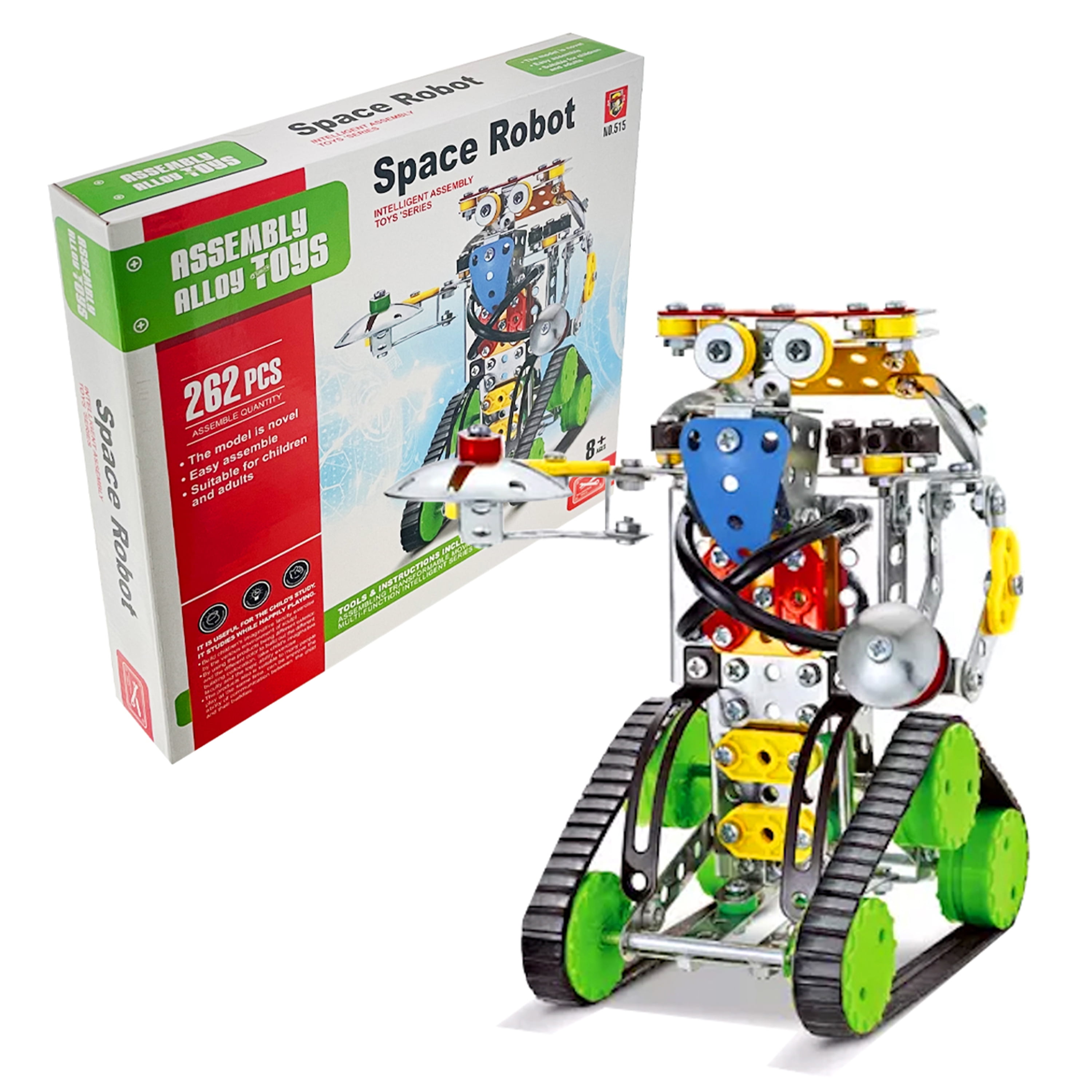 Zummy DIY Space Robot Creative Intelligent Assembly Metal Building STEM ...