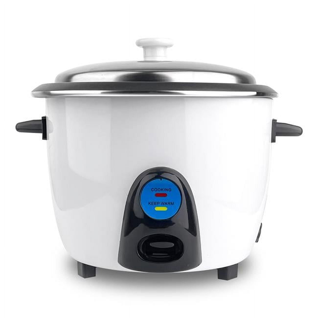 Zummy KITC -1002 7 Cup Non-Stick Rice Cooker with Serving Spoon and ...