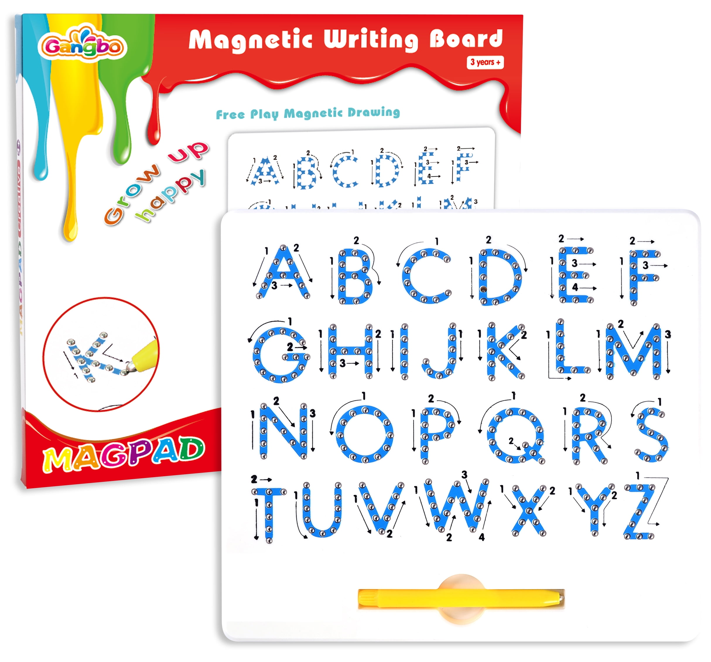 Zummy Magnetic Uppercase Alphabet Letters Tablet Writing board With ...