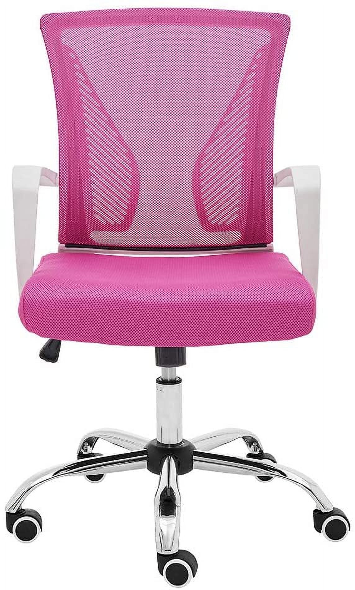 Zuna Mid-Back Office Task Chair - Ergonomic Back Supporting Mesh Back ...