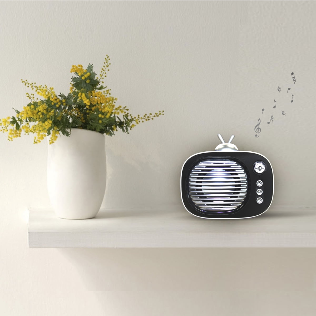 Zunammy 80s Radio Style Retro Vintage Mini Bluetooth Speaker | Small ...