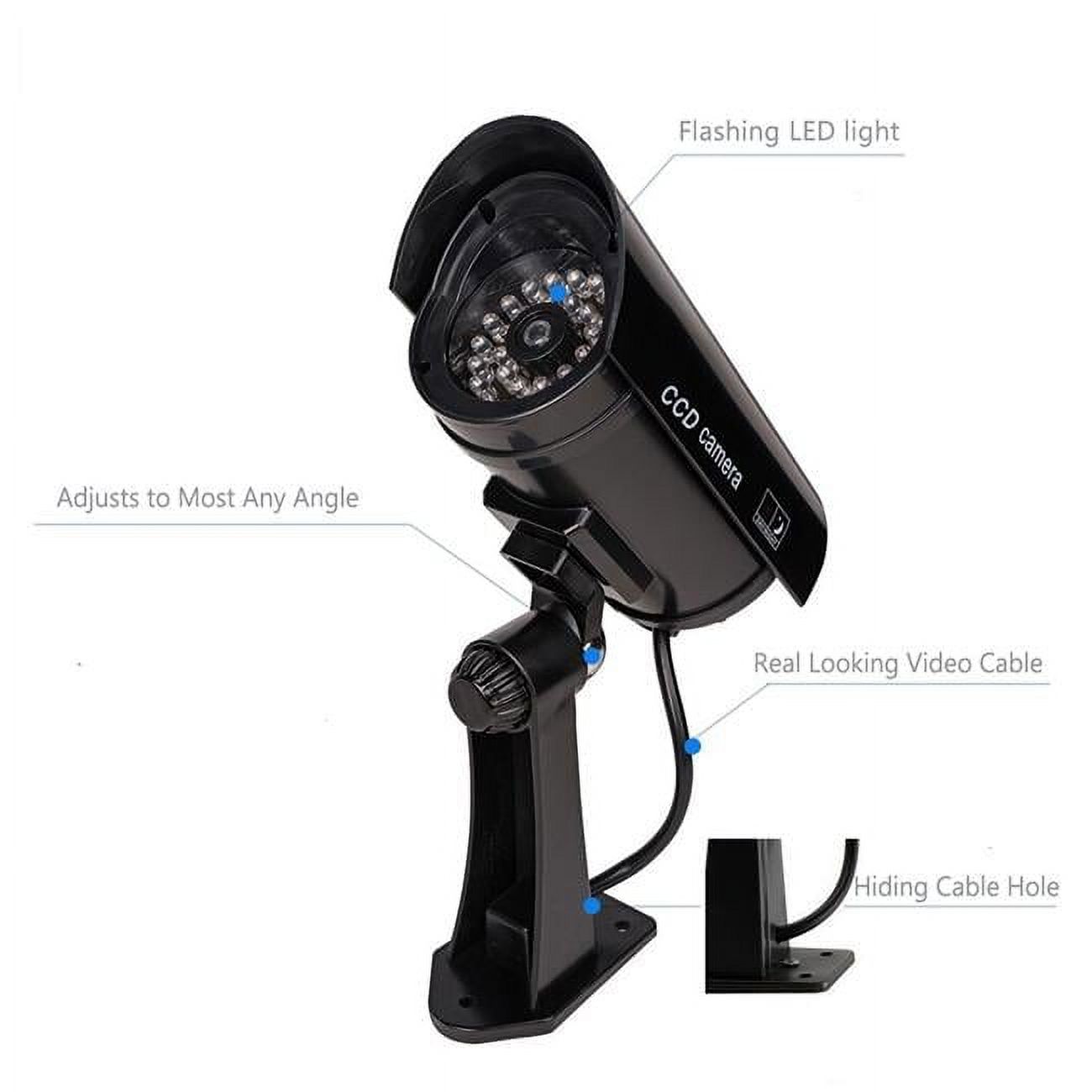 Zunammy IR Bullet Fake Dummy Surveillance Security Camera CCTV Record ...