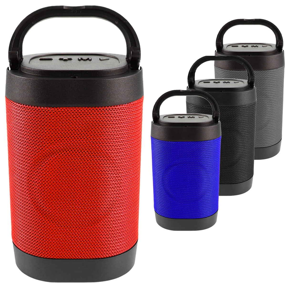 Zunammy LED Bluetooth Wireless Tower Outdoor Speaker - Black - Walmart.com