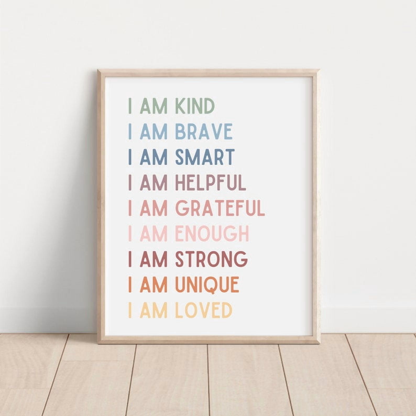 Zuno Affirmations For Kids, Classroom Posters, I Am Affirmations ...