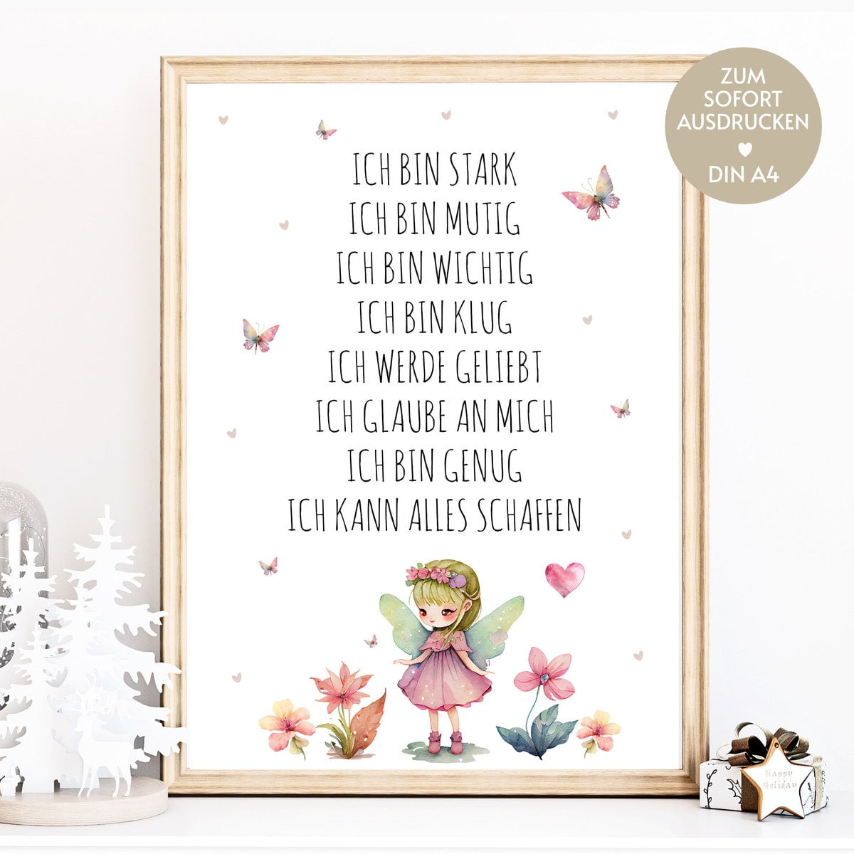 Zuno Christmas Gift Children Affirmation Card Children Affirmations ...