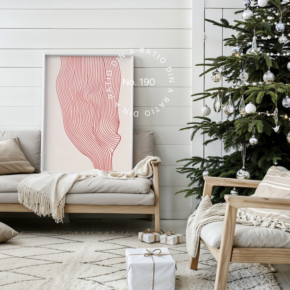 Zuno Christmas Mockup Din A, Christmas Holiday Mockup, Christmas Mockup ...