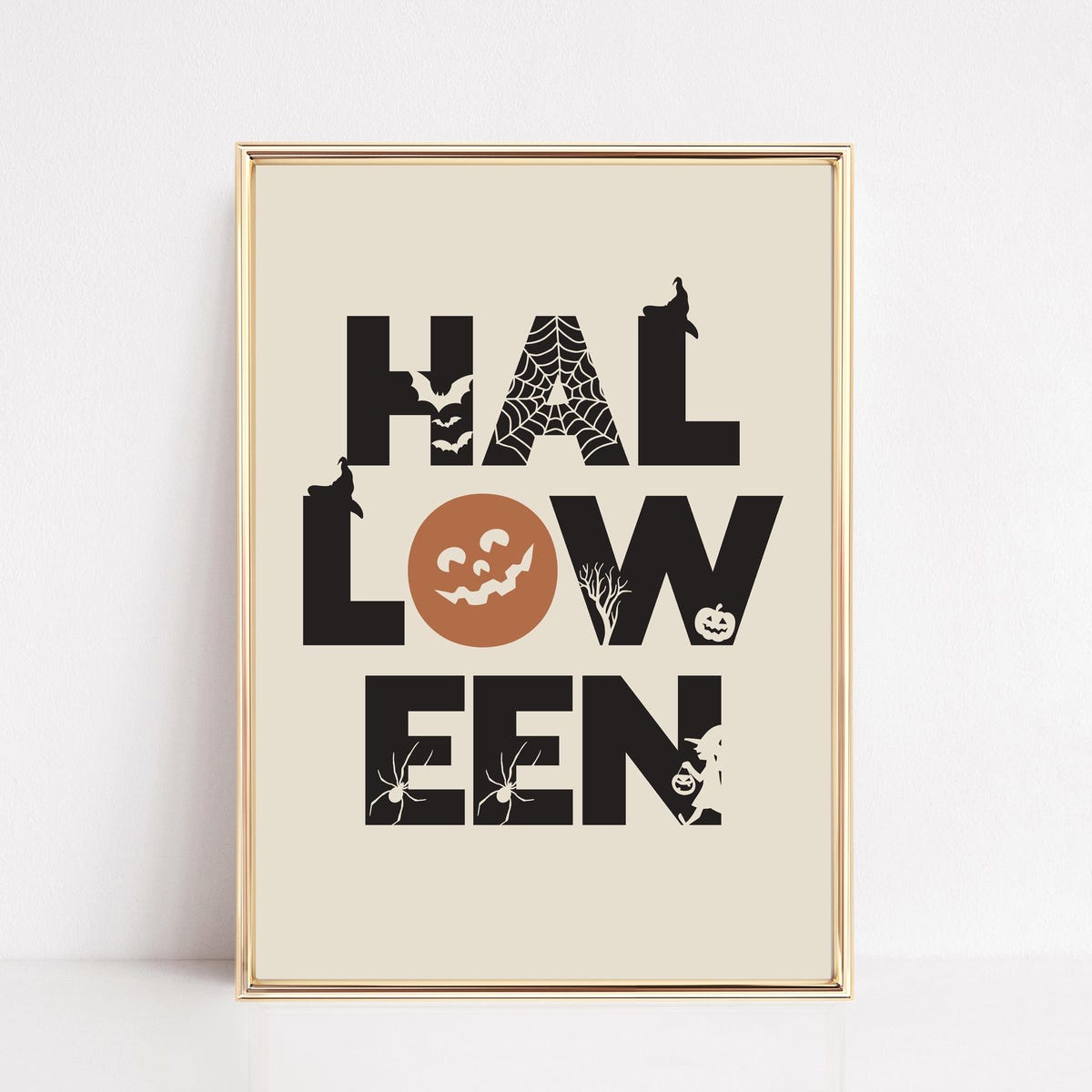 Zuno Cute Halloween Print Halloween Decor Trendy Halloween Printable ...