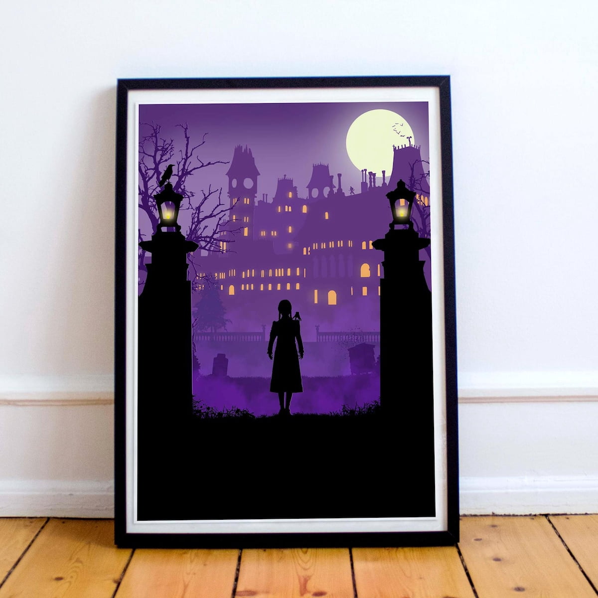 Zuno A Dark Wednesday, Horror Art, Minimalist, Creepy Print, Wall Decor ...
