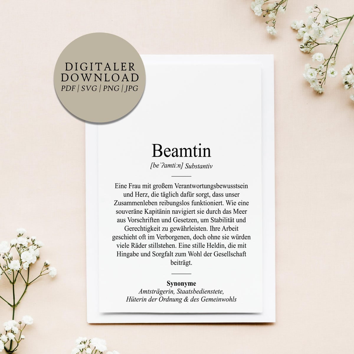 Zuno Definition Of Civil Servant Duden Style File Gift Birthday ...