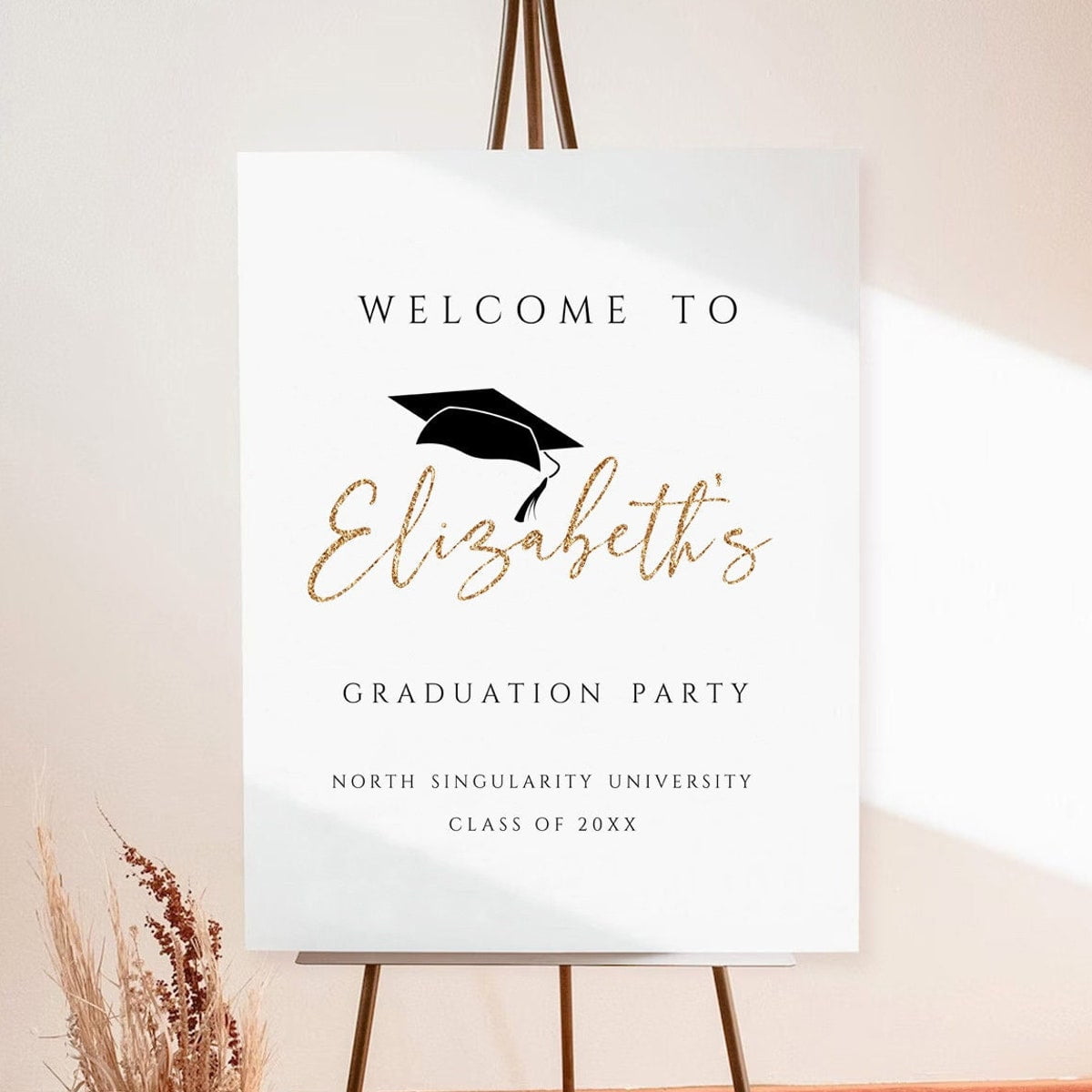 Zuno Graduation Welcome Sign, Graduation Poster , Graduate Decorations ...