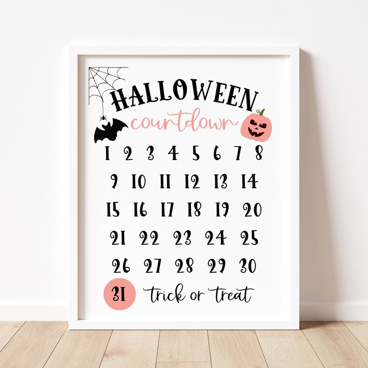 Zuno Halloween Countdown, Pink Halloween Decor, Halloween Classroom ...