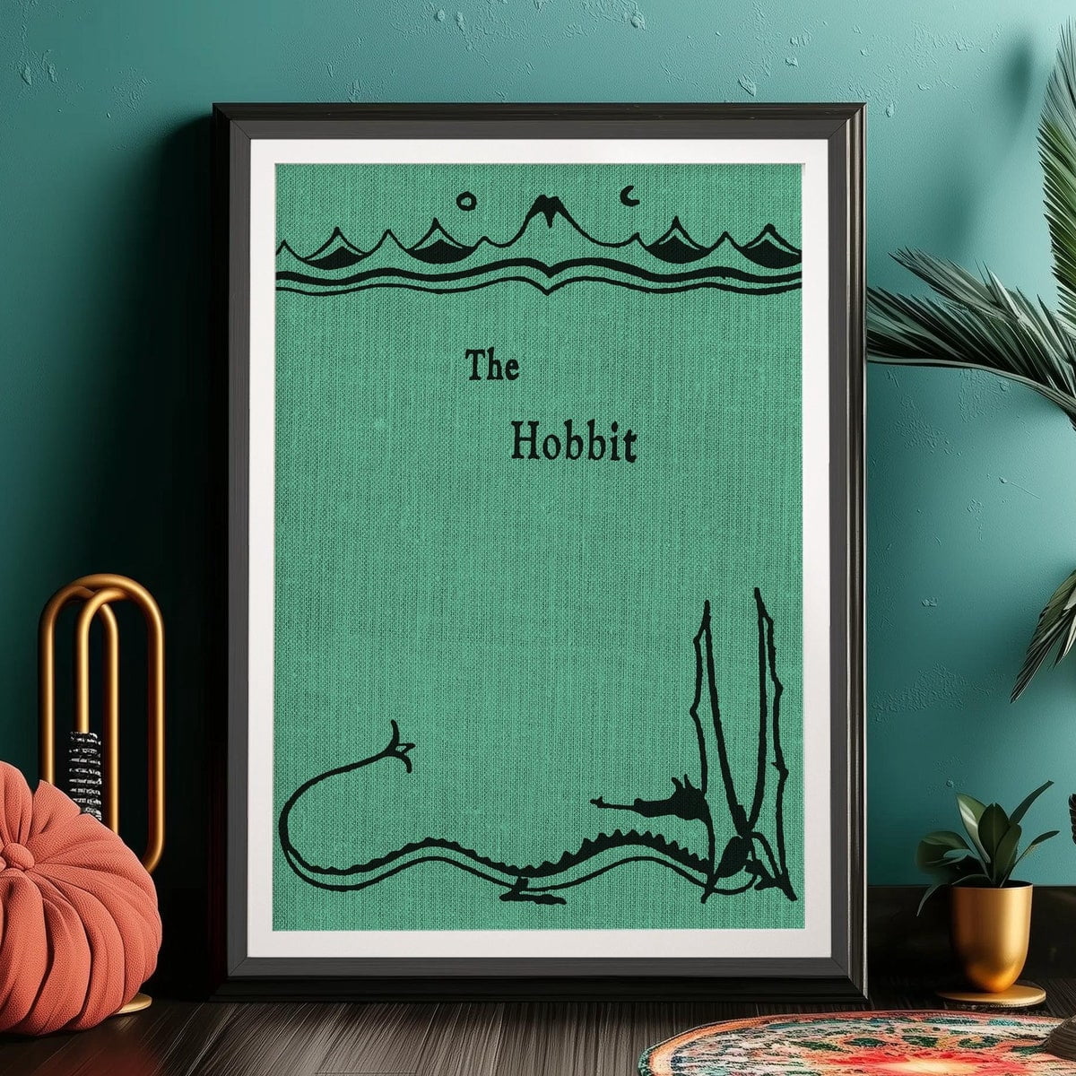 Zuno The Hobbit Poster - Book Cover Poster // Lord Of The Rings Poster ...